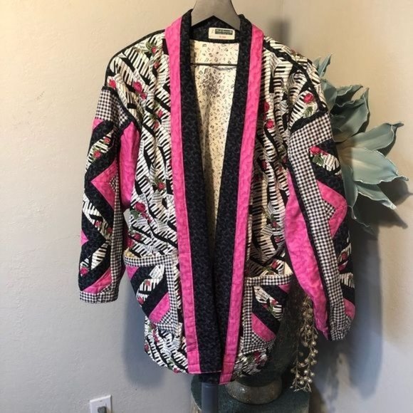 Jackets & Coats | Music Lovers Novelty Piano Musical Notes Patchwork ...